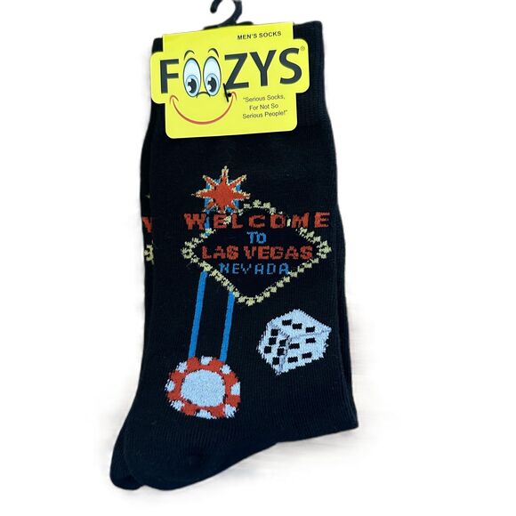 Foozys | Underwear & Socks | Nwt Foozys Black Welcome To Las Vegas Sign ...